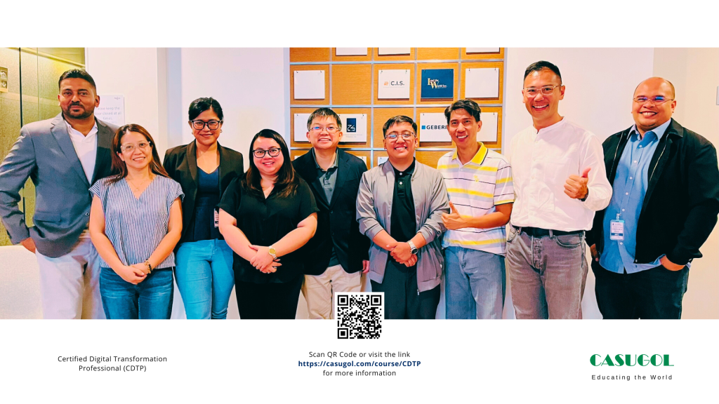 Certified Digital Transformation Professional @ Manila, Philippines, 20 to 21 Jun 2024 - CASUGOL