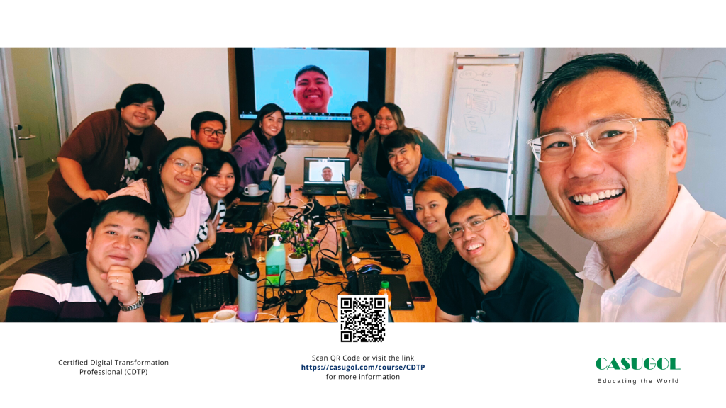 Certified Digital Transformation Professional (CDTP) for Team KPMG @ Manila, Philippines - CASUGOL
