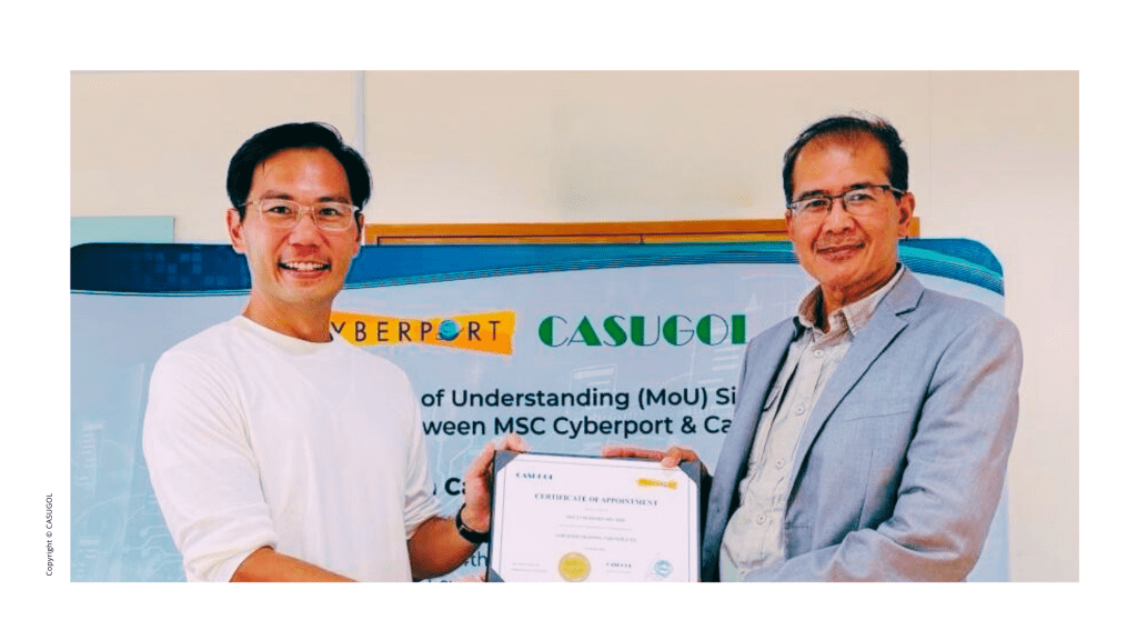 Welcome MSC Cyberport, Malaysia as a Certified Training Partner (CTP) - CASUGOL